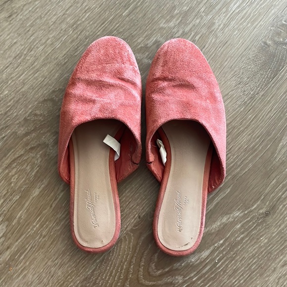 Universal Thread | Shoes | Universal Thread Orange Suede Mules | Poshmark